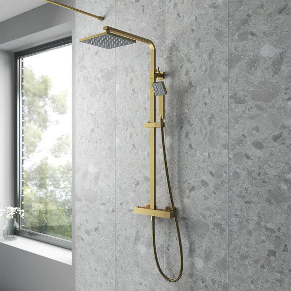 Gold, Brass & Brushed Brass Showers, Shower Sets and Kits – BathLab