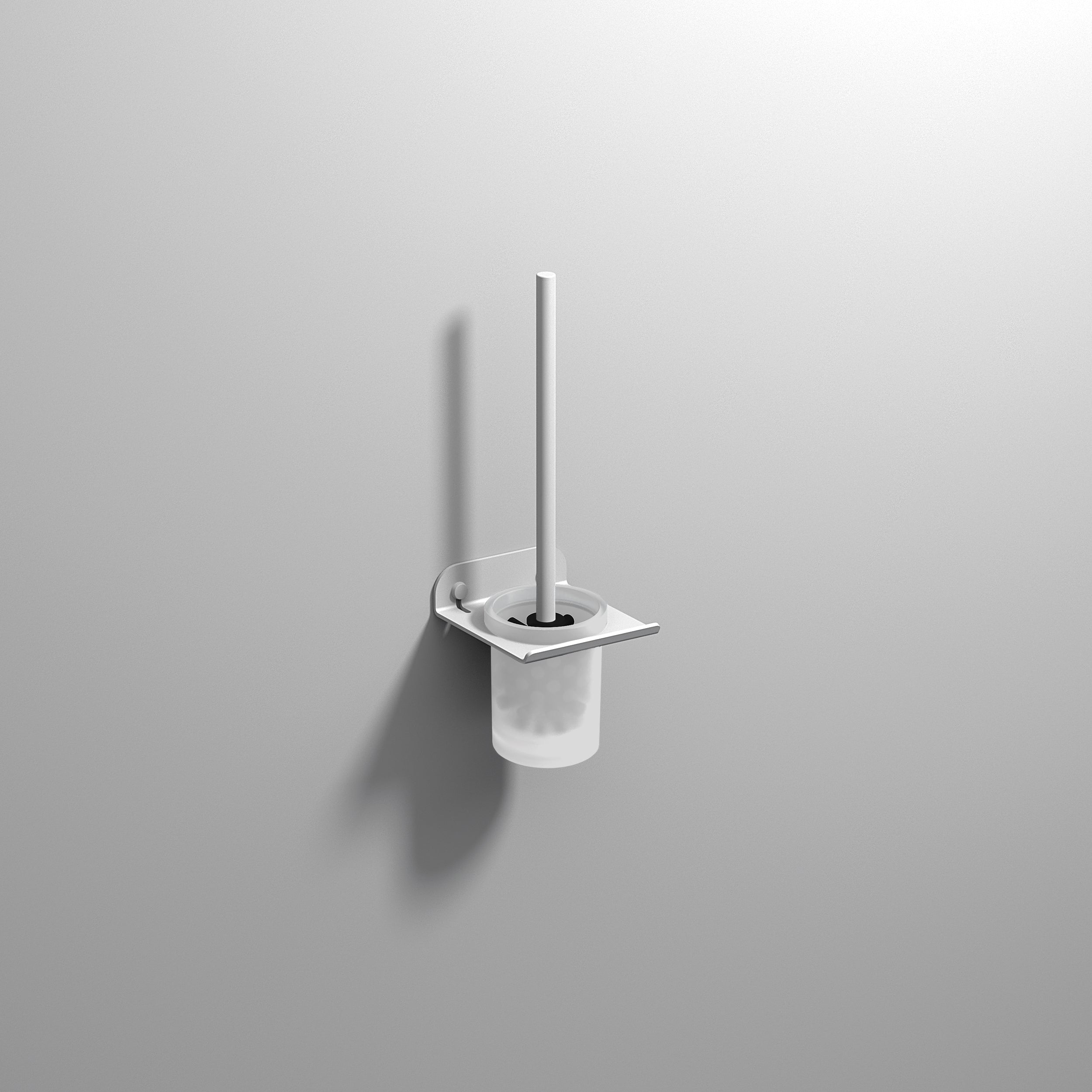 Sonia Quick WC Brush Set - Matt White – BathLab