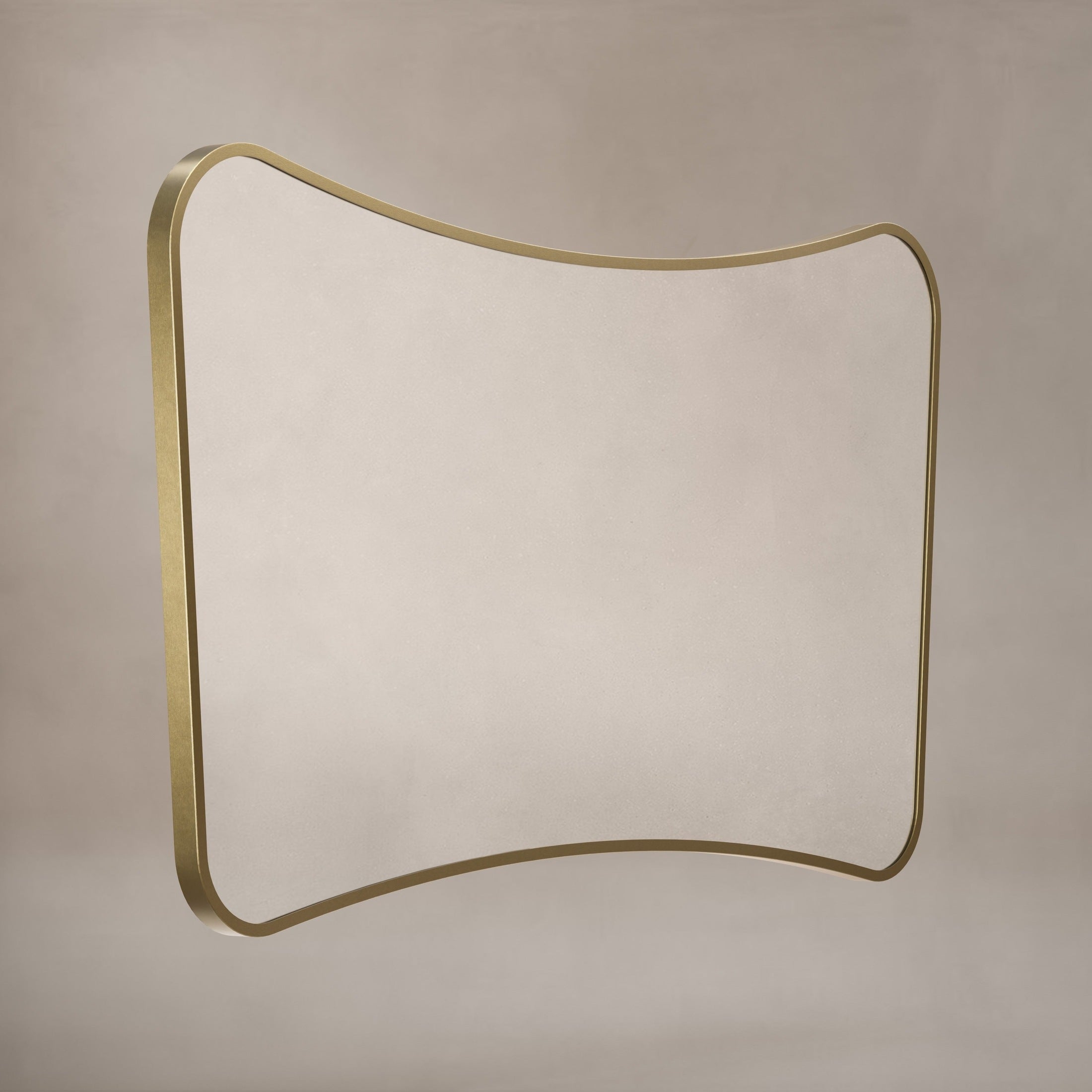 Origins Living Delphine Mirror 120 x 70cm - Brushed Brass – BathLab