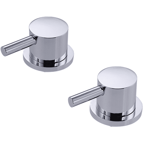 Lux Bath Side Valves - Chrome – BathLab.co.uk