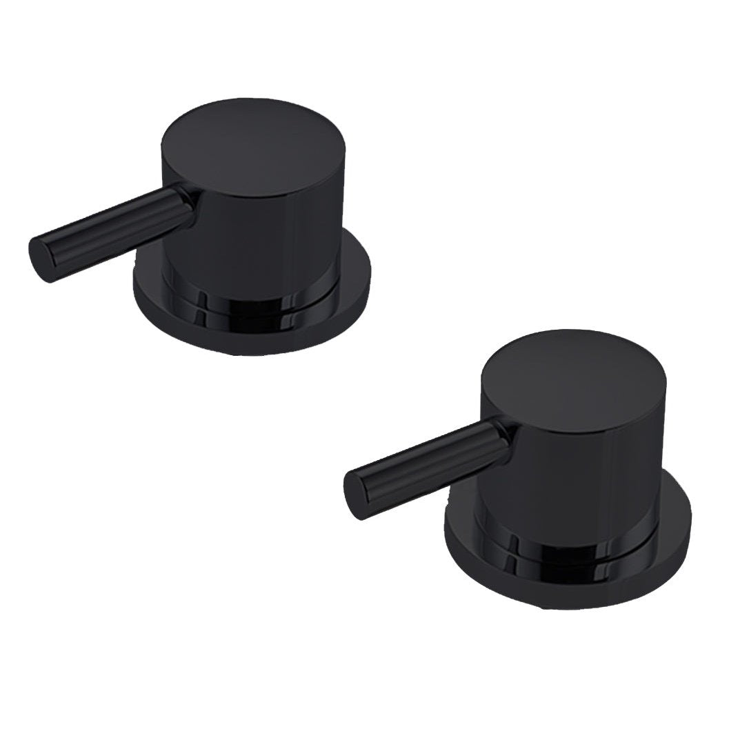 Lux Bath Side Valves - Matt Black – BathLab