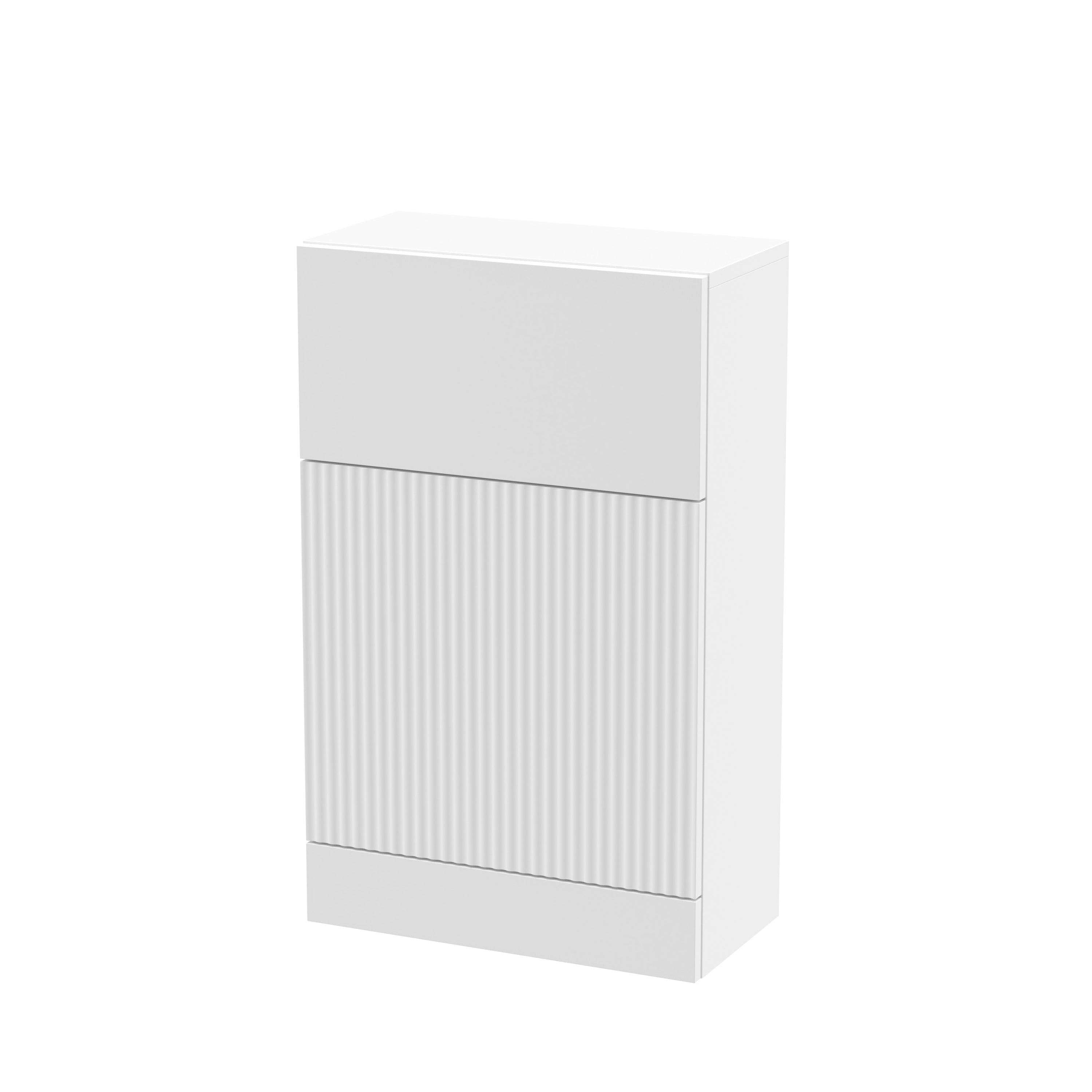 Hudson Reed Fluted 500 x 253mm WC Unit - Satin White – BathLab