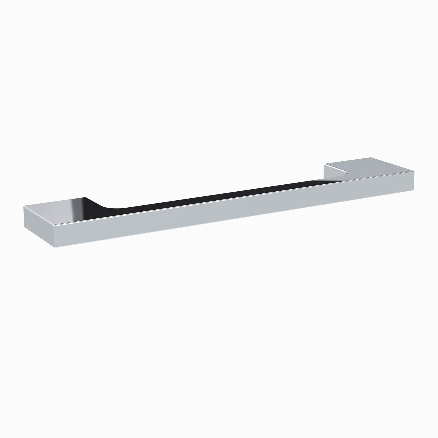 Slimline D Bar Furniture Handle, 152mm Wide With 128mm Centres - Chrom ...