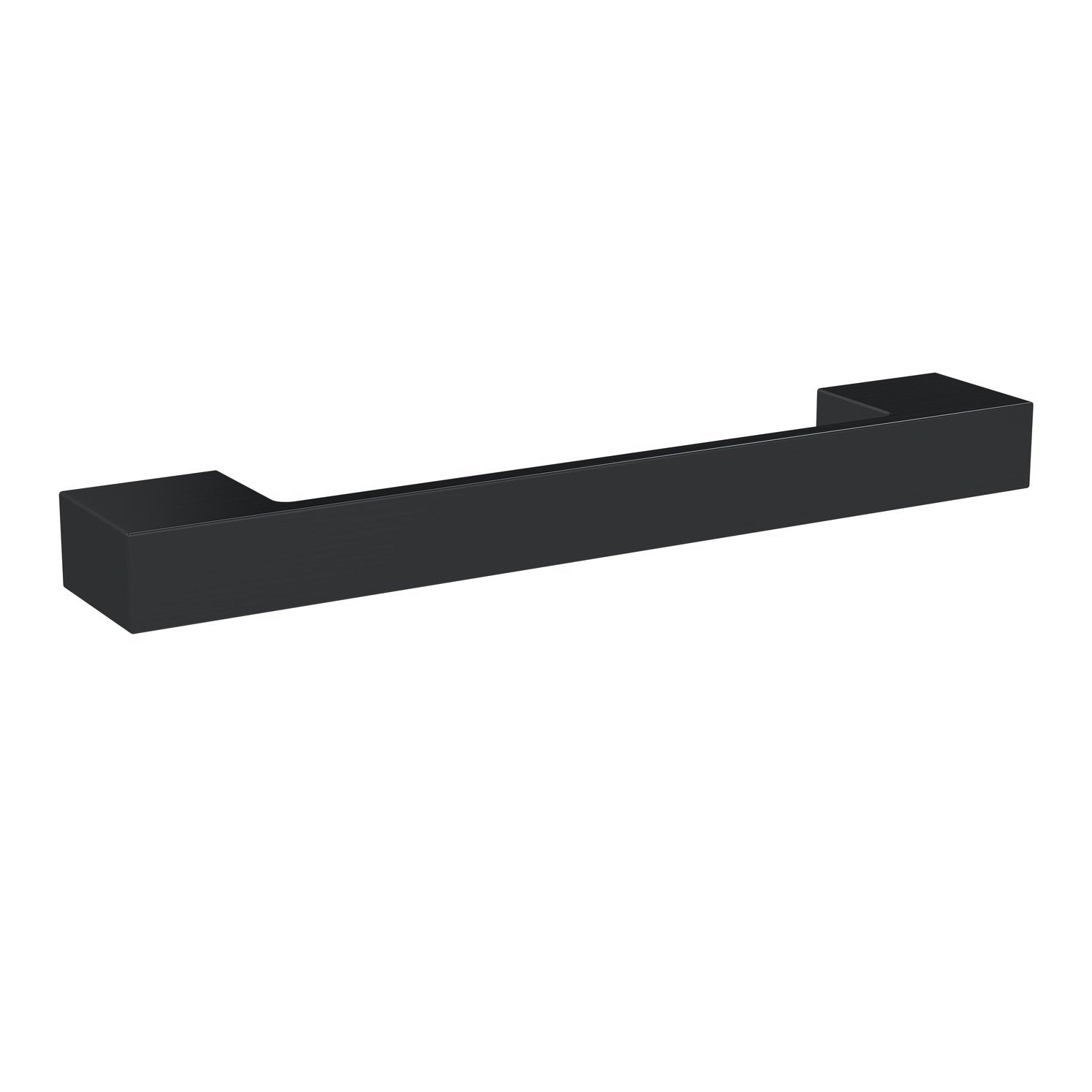 Square D Bar Bar Handle, 152mm Wide With 128mm Centres - Matt Black ...