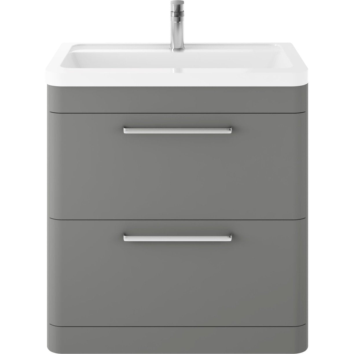 Hudson Reed Solar Floor Standing 800mm Vanity Unit With 2 Drawers & Ba ...